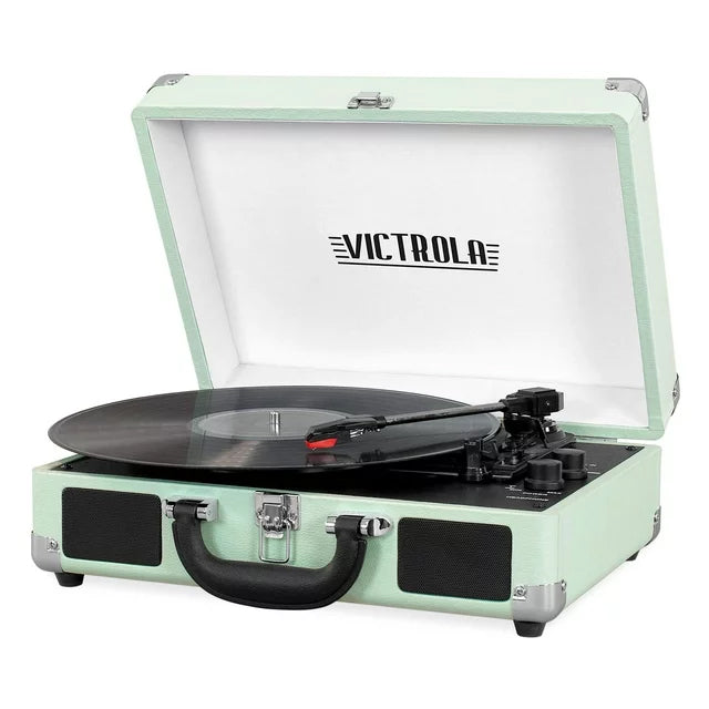 Bluetooth Briefcase Portable Record Player - Black – Victrola