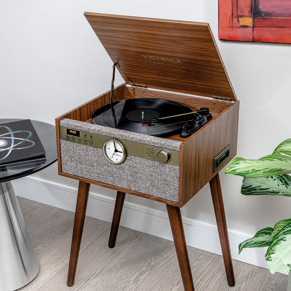 Century 6-in-1 Wood Record Player – Victrola