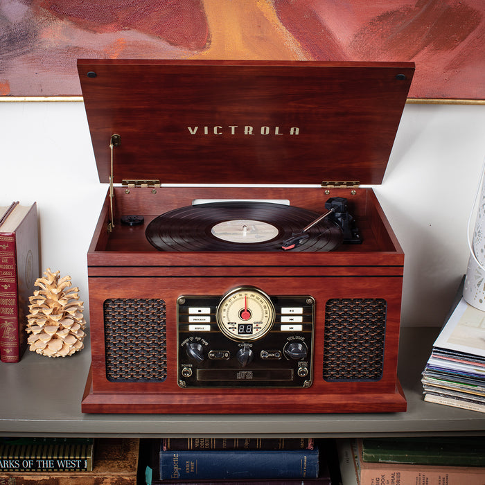 6 in 1 Record Player With Bluetooth | Nostalgic Record Player – Victrola