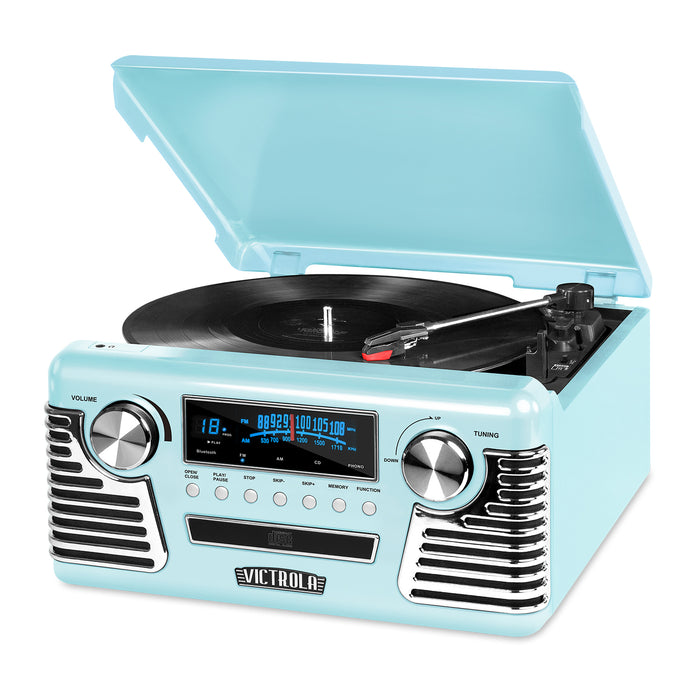Retro Record Player with CD Player with Bluetooth – Victrola